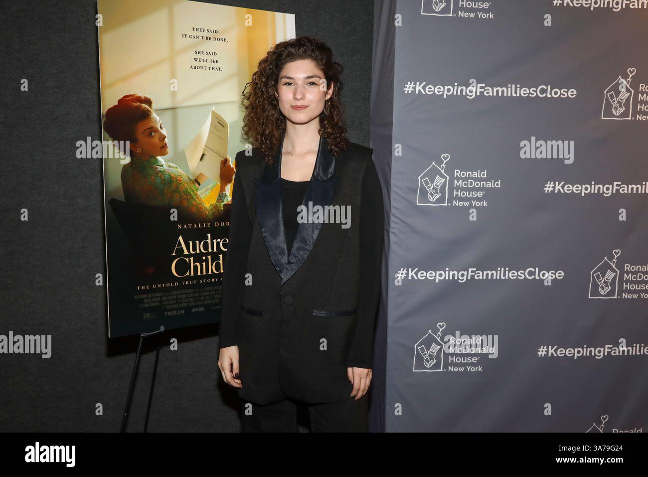 Actor Evelyn Giovine attends the special screening of "Audrey's ...