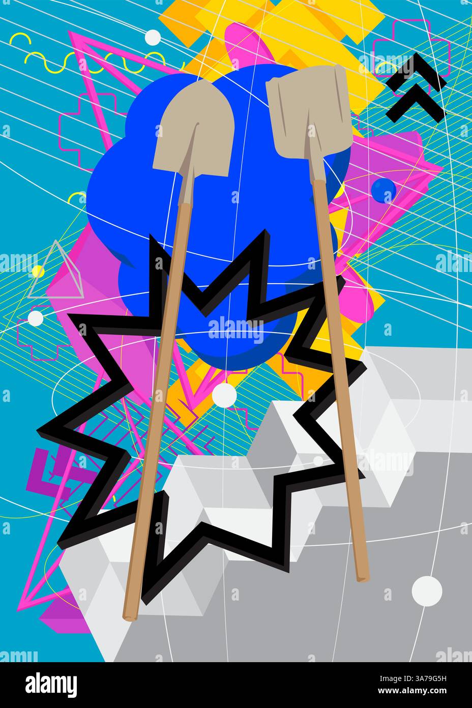 Spade for sale Stock Vector Images - Alamy