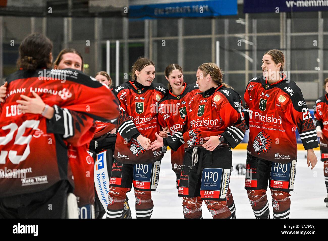 Memmingen, Deutschland. 22nd Mar, 2025. 22.03.2025, Alpha Cooling-Arena ...