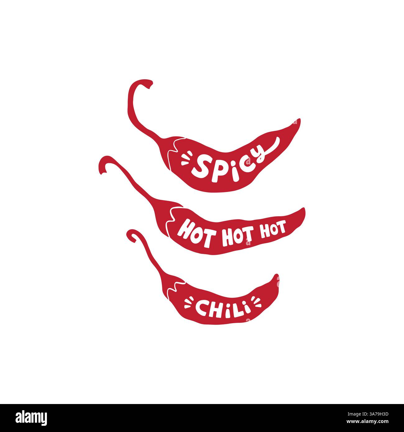 Chilli peppers chili chile Stock Vector Images - Alamy