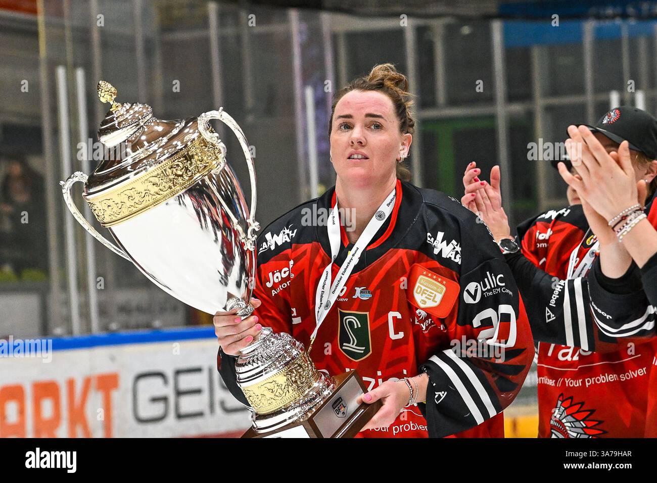 Memmingen, Deutschland. 22nd Mar, 2025. 22.03.2025, Alpha Cooling-Arena ...