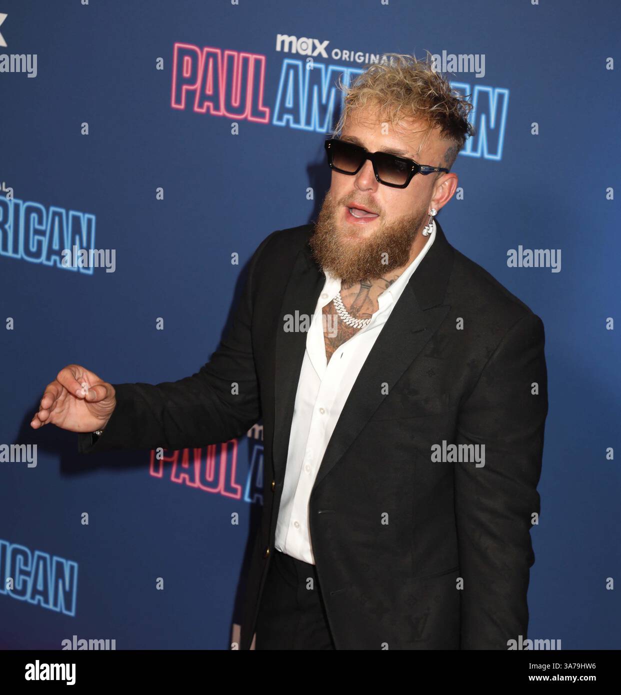 March 26, 2025, New York, New York, USA: JAKE PAUL seen at the arrivals ...