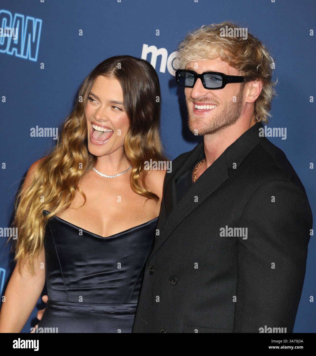 March 26, 2025, New York, New York, USA: Danish model NINA AGDAL and ...