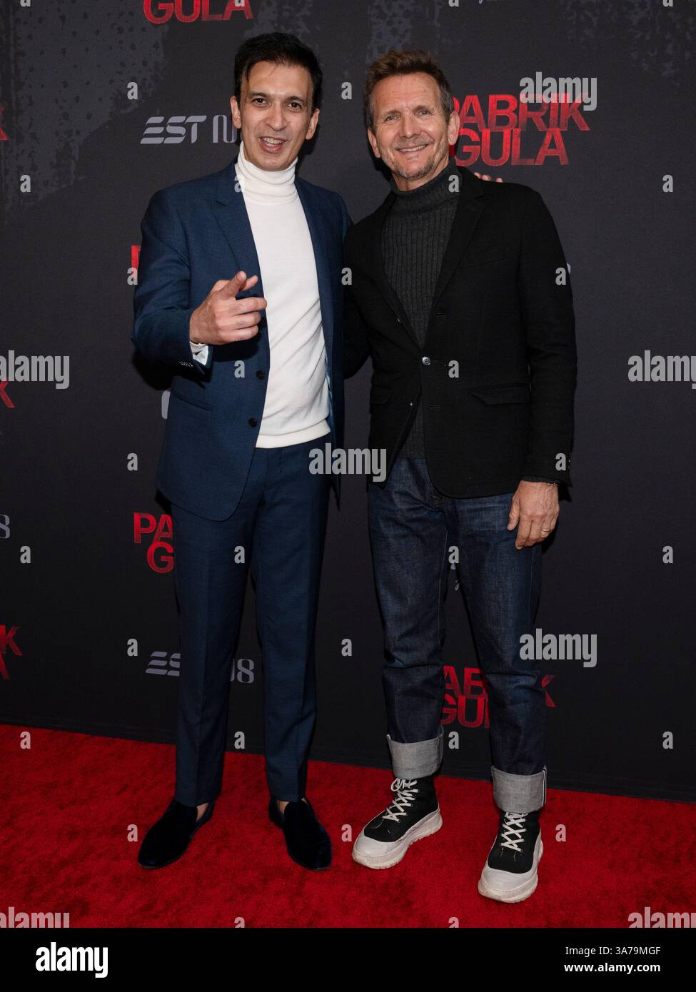 Los Angeles, California, USA. 26th Mar, 2025. Manoj Punjabi and ...