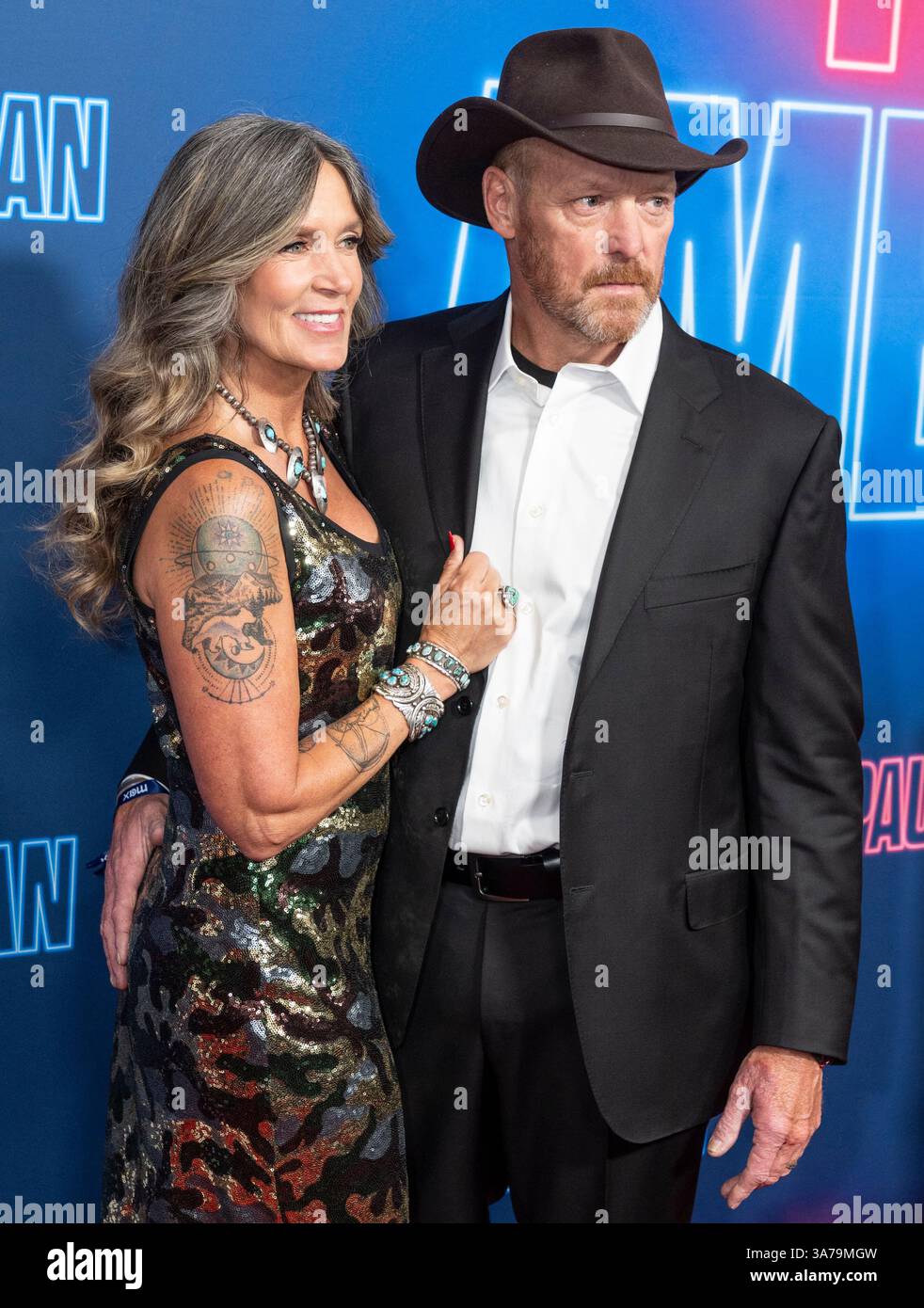 New York, NY, March 26, 2025: Hawkwind Kelly and Greg Paul attend ...
