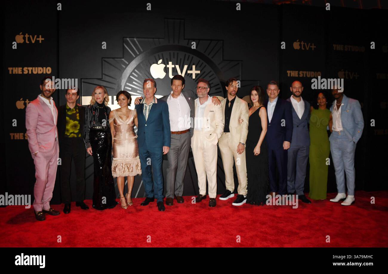 LOS ANGELES, CALIFORNIA - MARCH 24: (L-R) Creator/co-showrunner ...