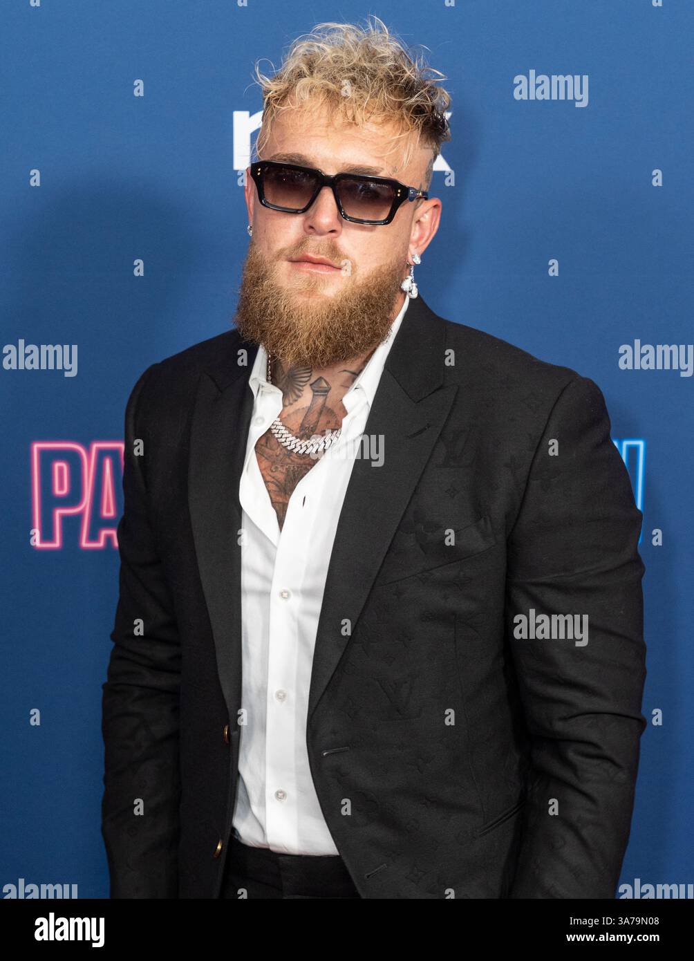 New York, NY, March 26, 2025: Jake Paul attends premiere of HBO Max ...