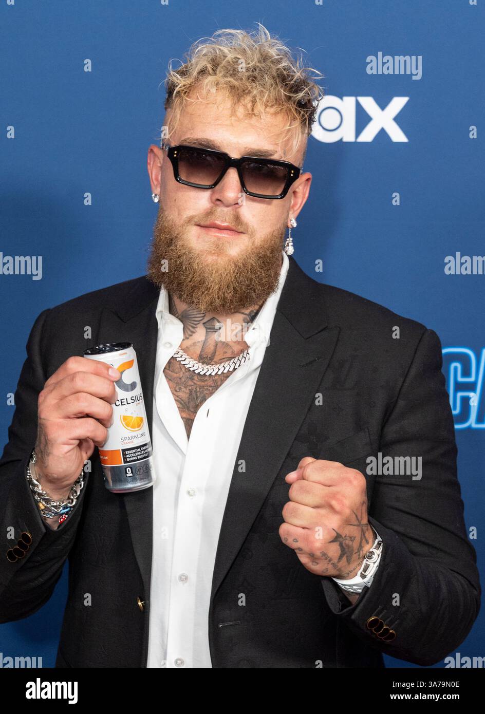 New York, NY, March 26, 2025: Jake Paul attends premiere of HBO Max ...