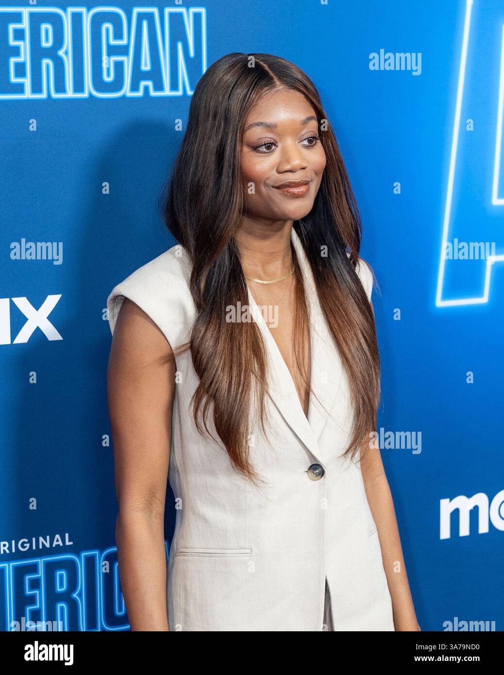 New York, USA. 26th Mar, 2025. Vivian Johnson Rogowski attends premiere ...