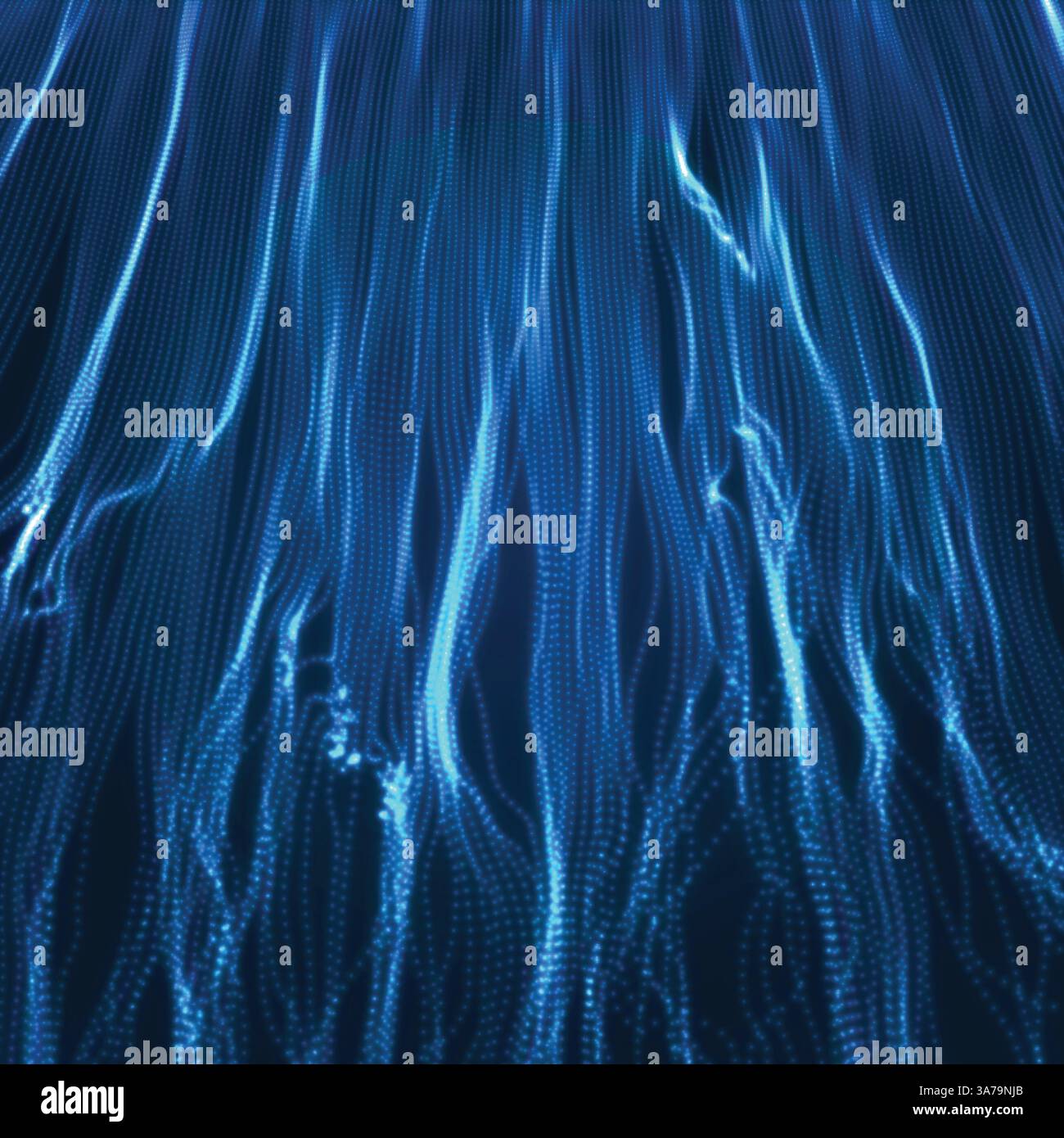 Wave Background. Ripple Grid. Abstract Vector Illustration. 3D ...