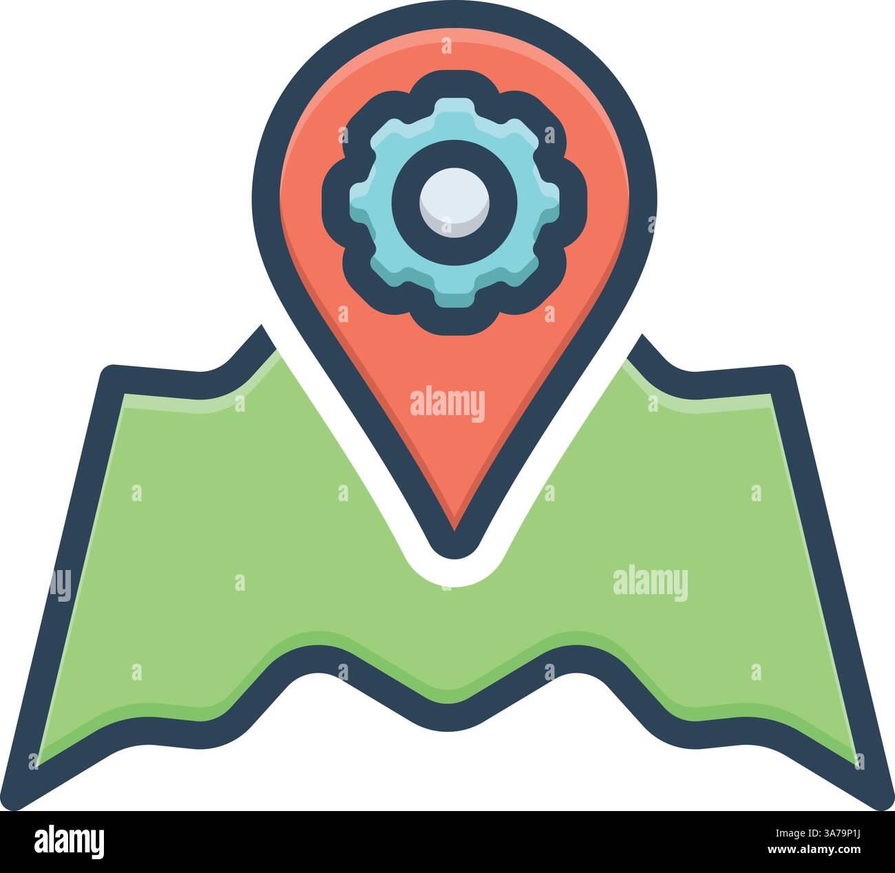 Gps location services Cut Out Stock Images & Pictures - Alamy