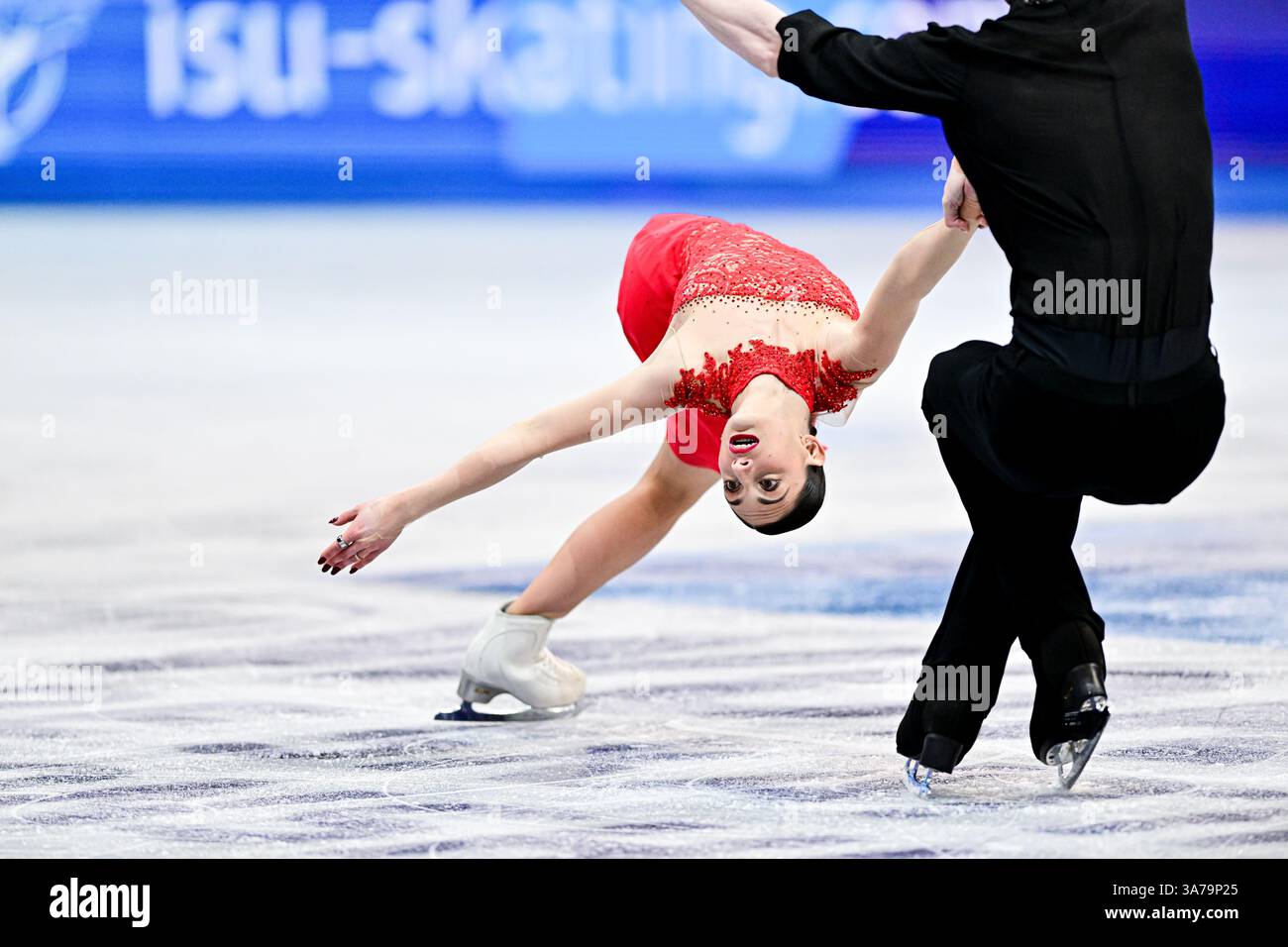 Sara CONTI & Niccolo MACII (ITA), during Pairs Short Program, at the ...