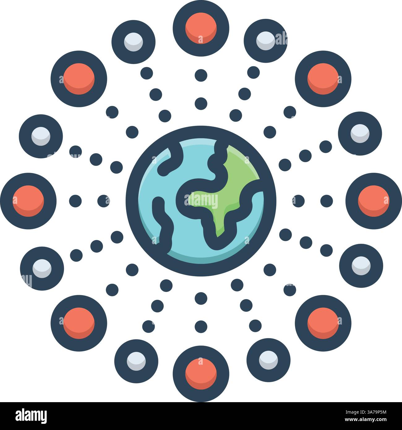 Icon for digitization, network Stock Vector Image & Art - Alamy