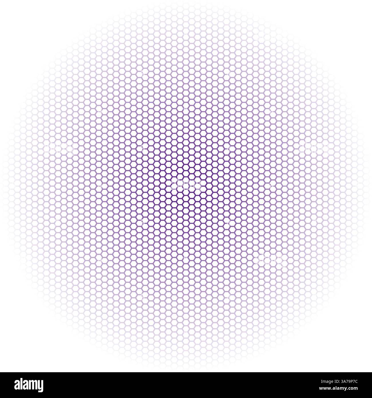 Beautiful seamless purple gradient hexagon pattern on white background ...