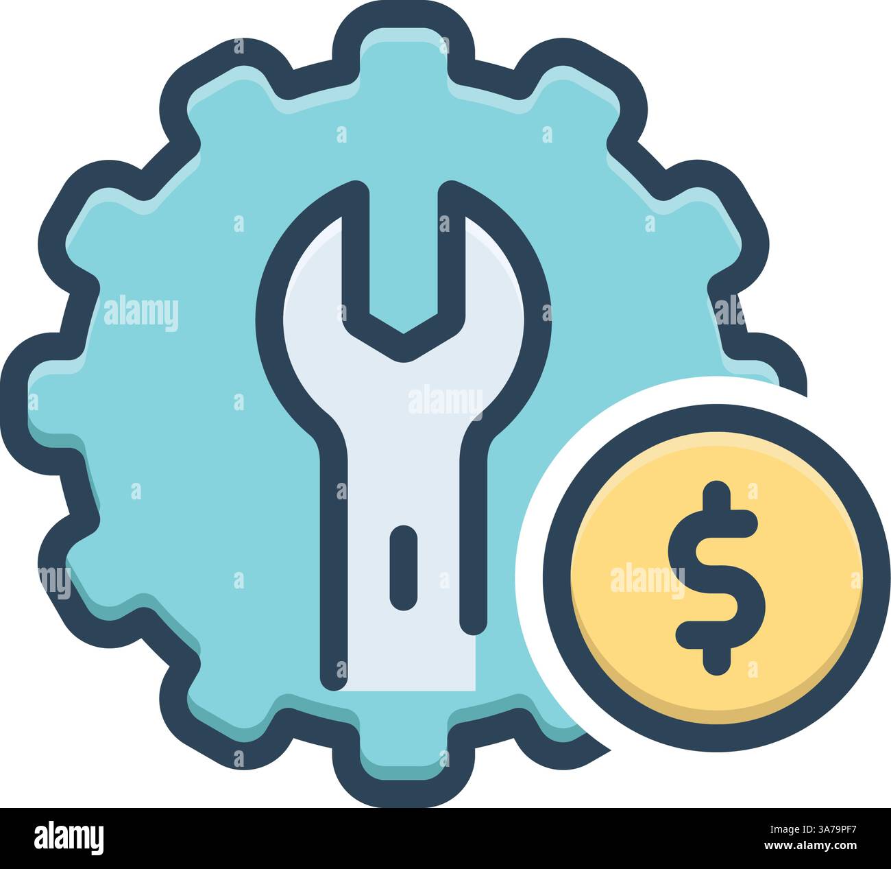 Icon for servicing costs, servicing Stock Vector Image & Art - Alamy