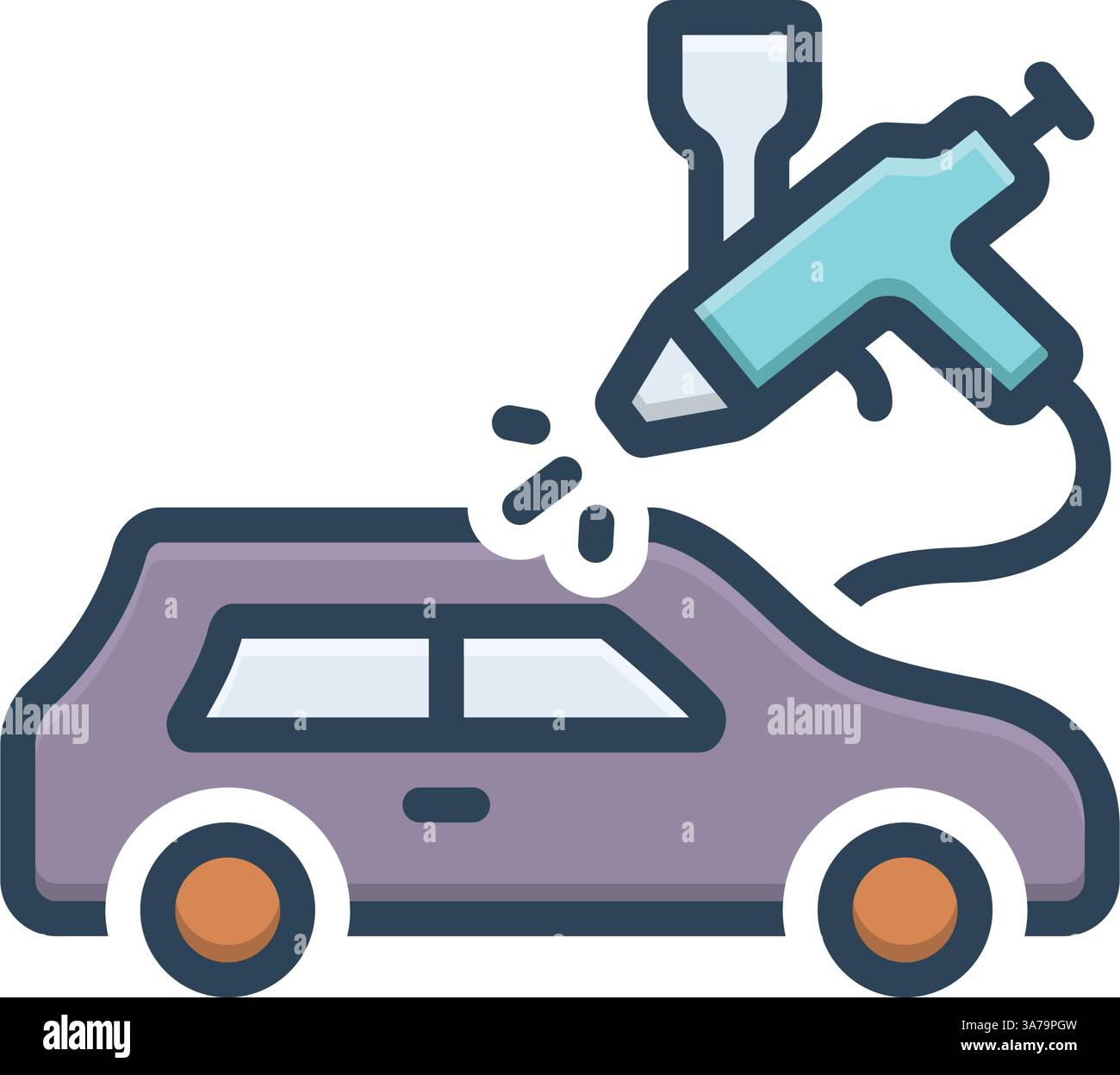 Icon for body paint repair, refurbishment Stock Vector Image & Art - Alamy