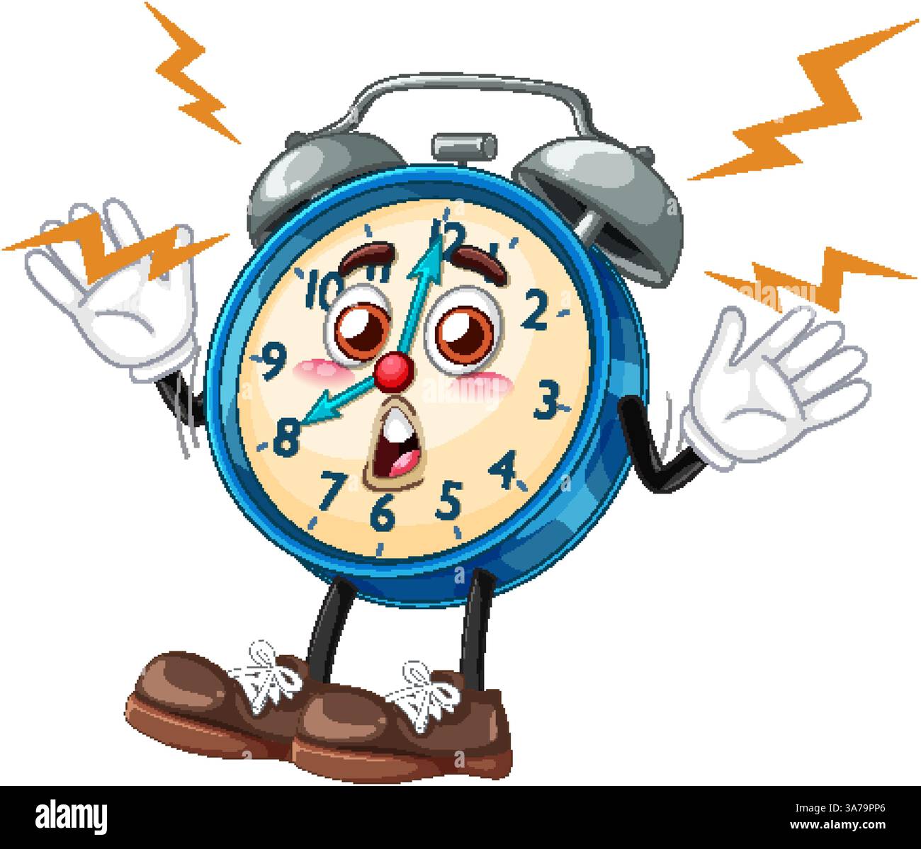 Blue animated composition Cut Out Stock Images & Pictures - Alamy