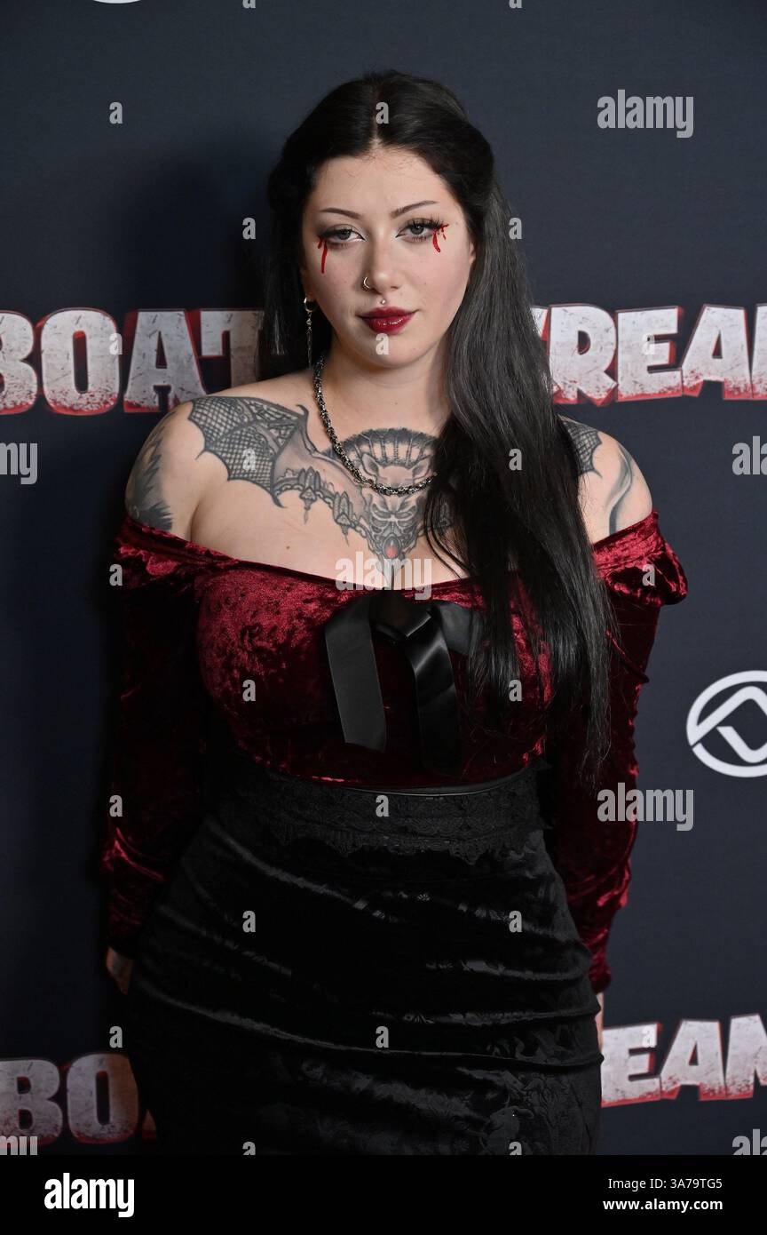 Hollywood, CA USA - March 26, 2025: Ravengriim attends the premiere of ...