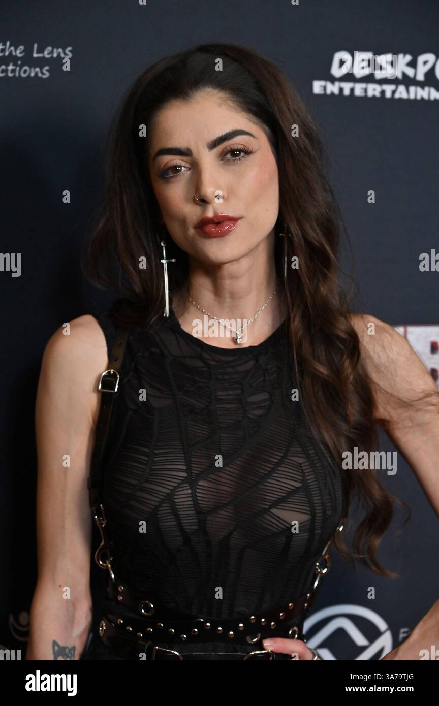 Hollywood, CA USA - March 26, 2025: Leeanna Vamp attends the premiere ...