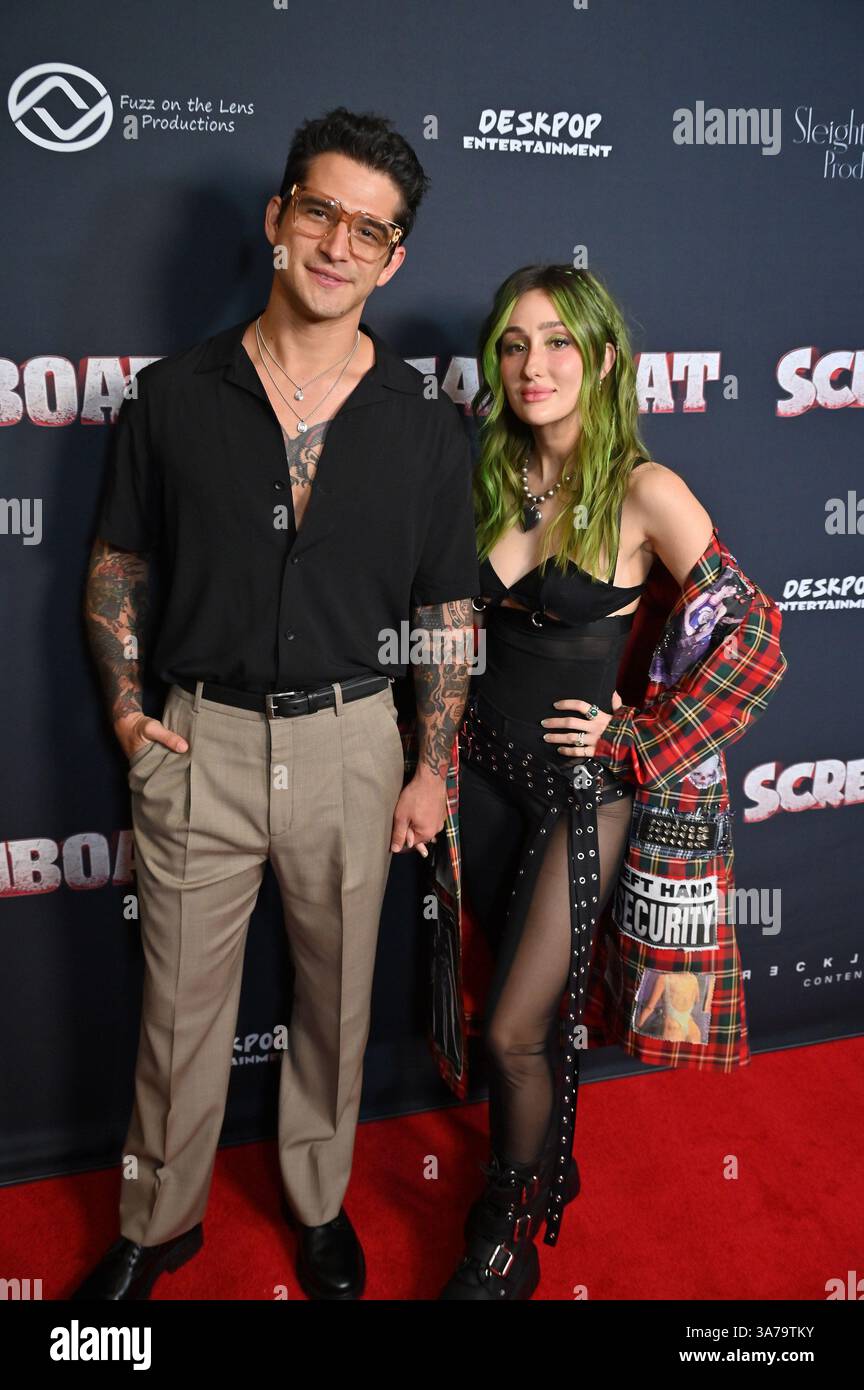 Hollywood, CA USA - March 26, 2025: Tyler Posey, Phem attends the ...