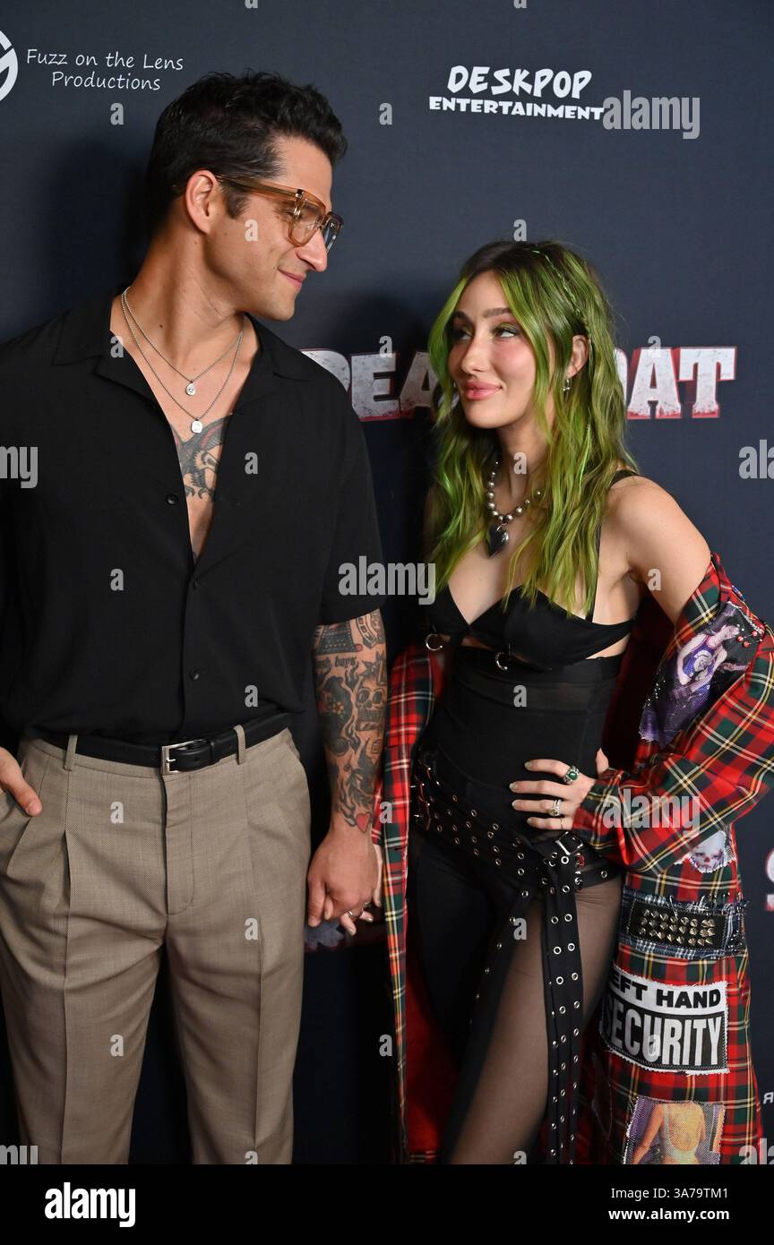 Hollywood, CA USA - March 26, 2025: Tyler Posey, Phem attends the ...