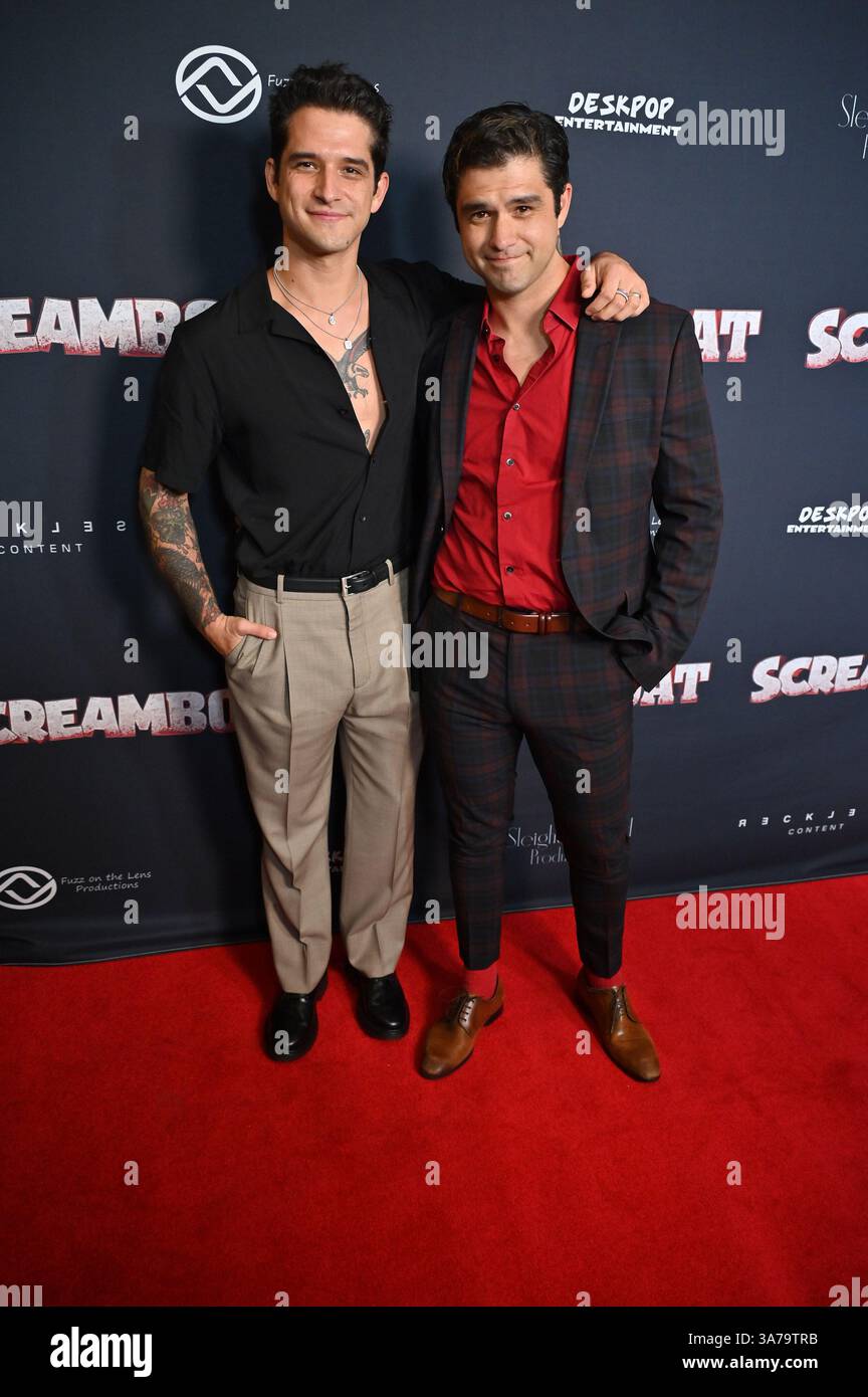 Hollywood, CA USA - March 26, 2025: Tyler Posey, Jesse Posey attends ...