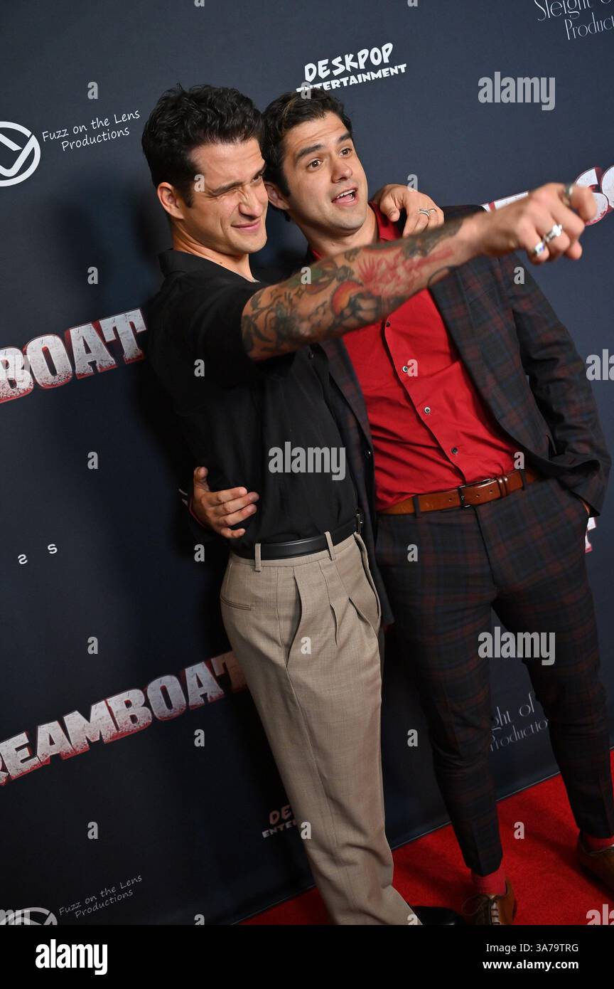 Hollywood, CA USA - March 26, 2025: Tyler Posey, Jesse Posey attends ...