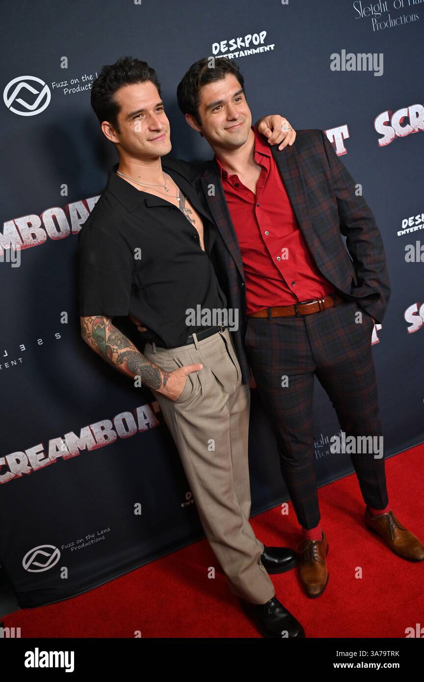 Hollywood, CA USA - March 26, 2025: Tyler Posey, Jesse Posey attends ...