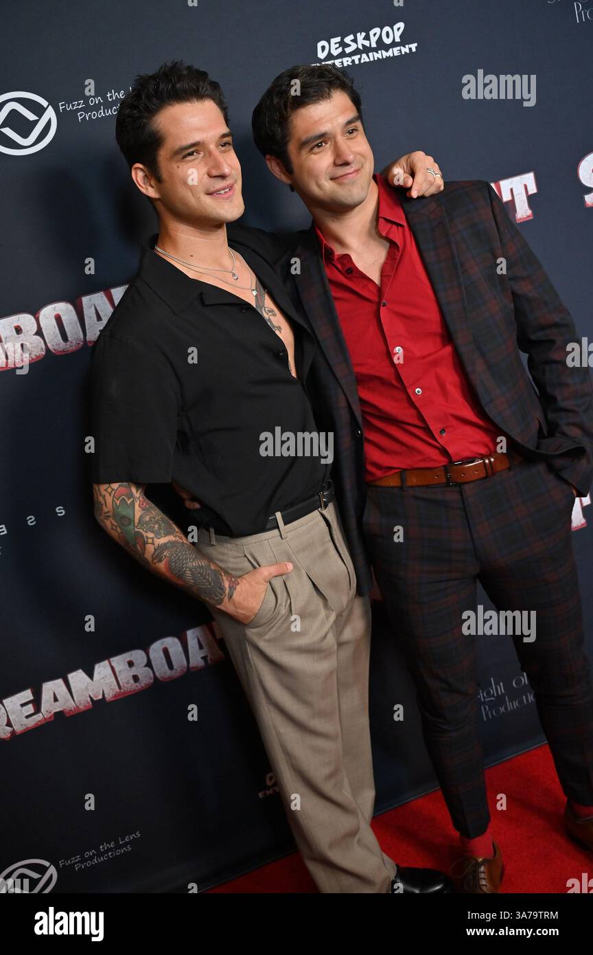 Hollywood, CA USA - March 26, 2025: Tyler Posey, Jesse Posey attends ...