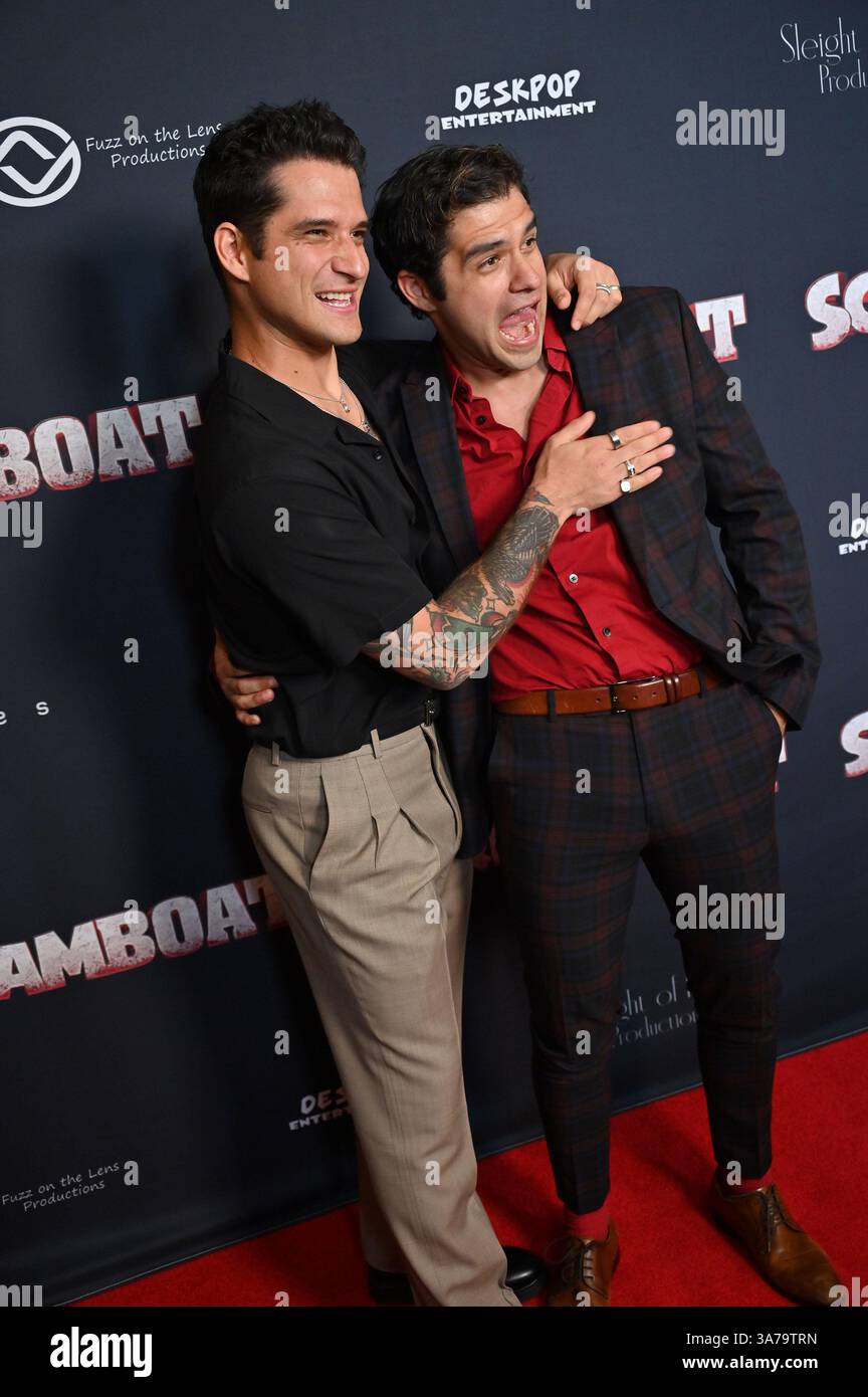 Hollywood, CA USA - March 26, 2025: Tyler Posey, Jesse Posey attends ...
