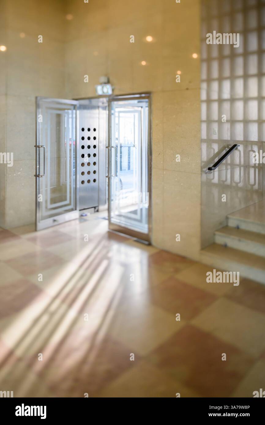 vienna, austria, 26 march 2025, open day at vienna funkhaus, entrance ...