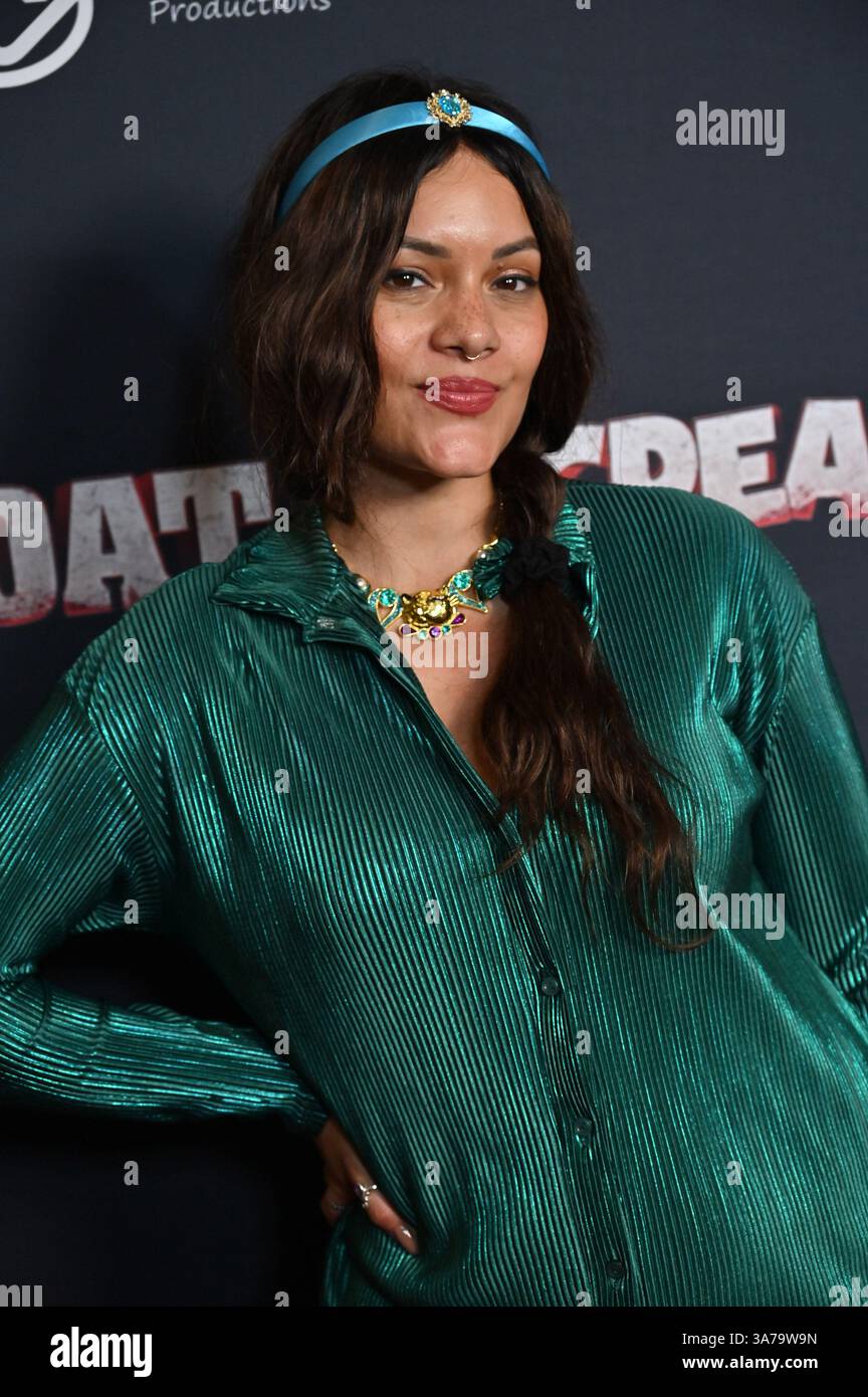 Hollywood, CA USA - March 26, 2025: Helen Davis attends the premiere of ...