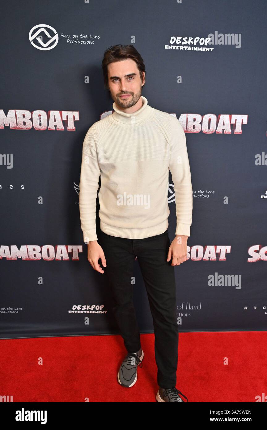 Hollywood, CA USA - March 26, 2025: Stephen Manas attends the premiere ...