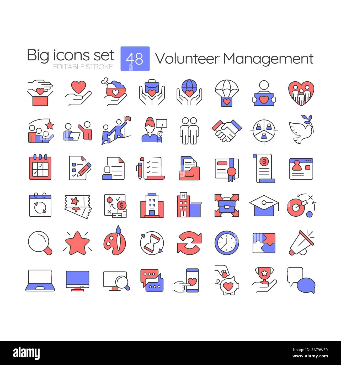 Volunteer cartoon image hi-res stock photography and images - Alamy