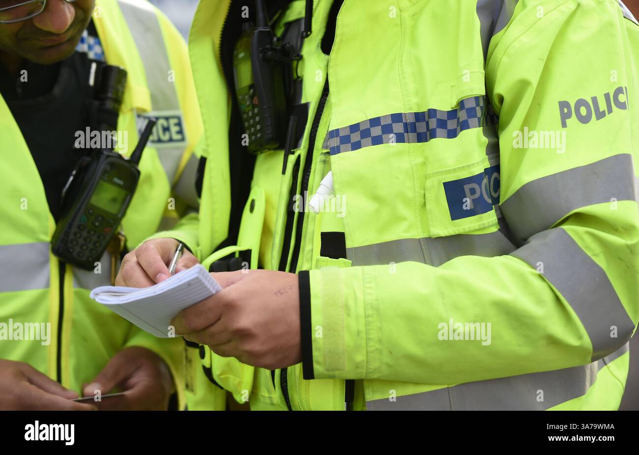 File photo dated 22/10/14 of Police officers. Police investigations are hampered by "ineffective ...