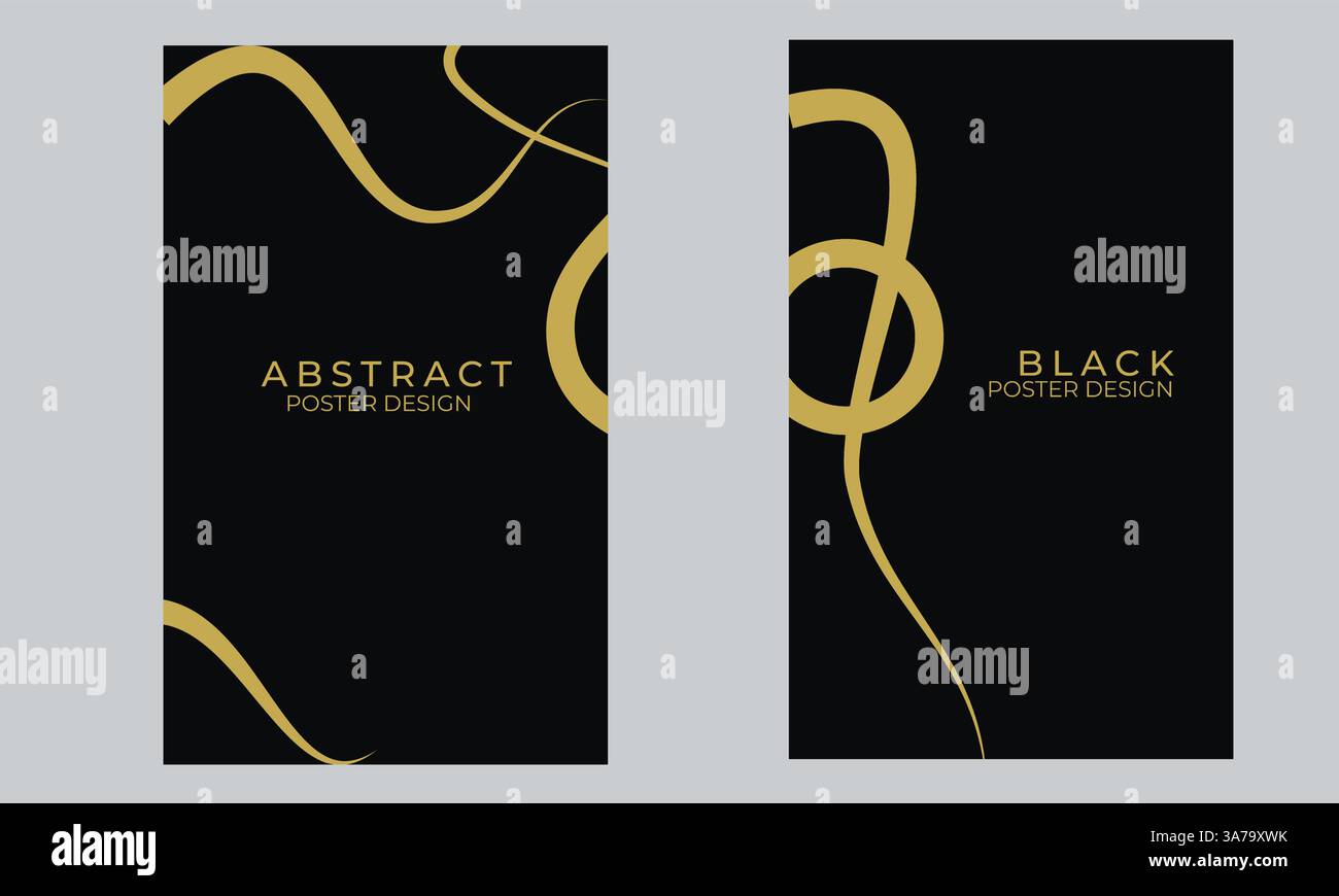 Abstract Poster Design for Modern Art Creative Expression and Trendy ...