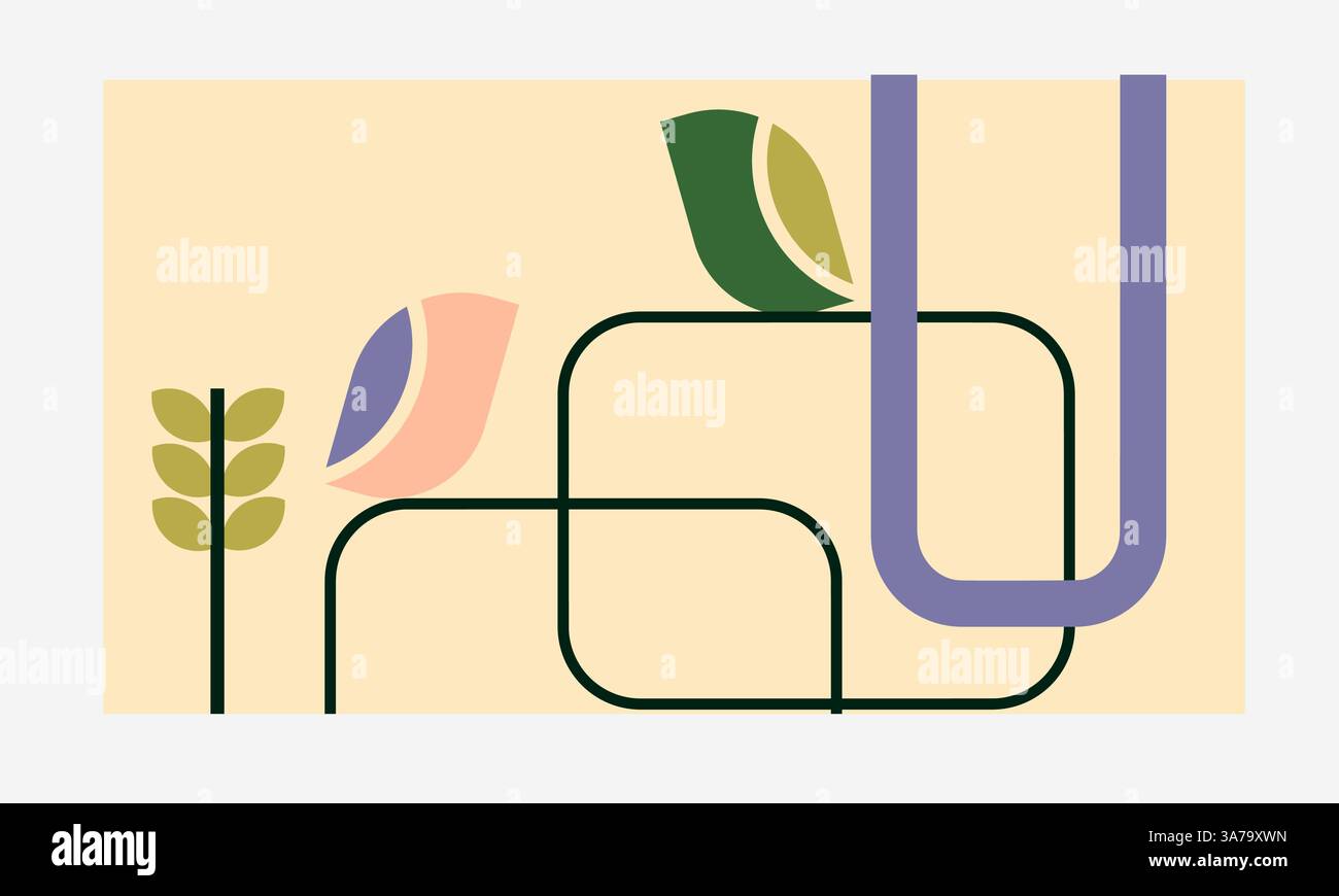 Abstract Poster Design for Modern Art Creative Expression and Trendy ...