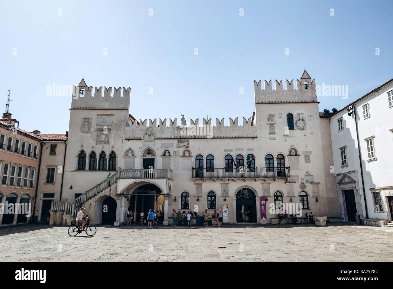 Koper, Slovenia - August 16, 2024: The Praetorian Palace on Titov trg ...