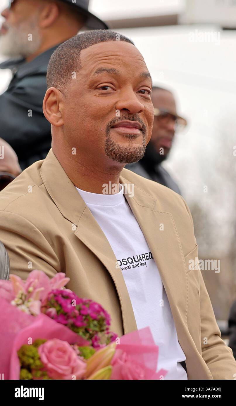 March 25, 2025, Philadelphia, Pa, United States: Will Smith attends ...