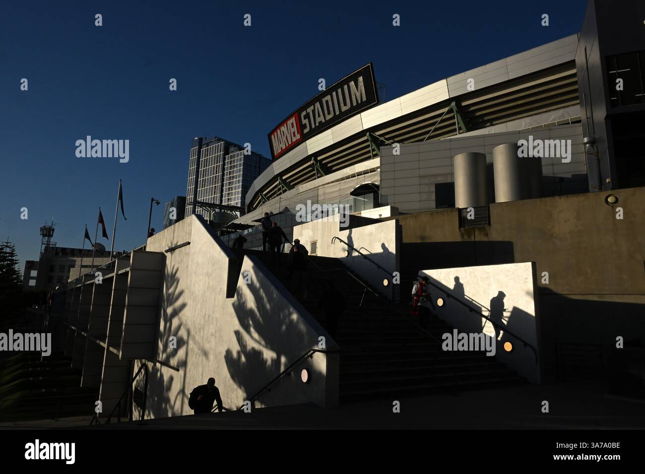 Melbourne, Australia. 27th Mar, 2025. A general view of the exterior ...