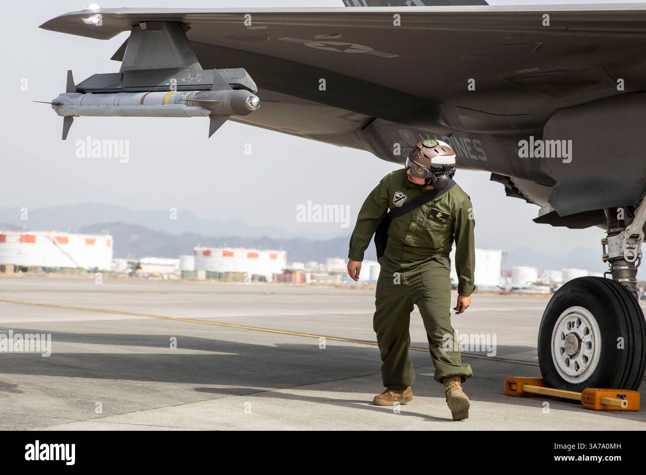 U.S. Marine Corps Lance Cpl. Jose Gonzalesargeueta, a fixed-wing ...