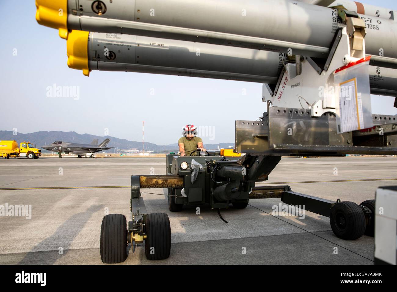 U.S. Marine Corps Master Sgt. Christopher Pou, an aviation ordnance ...