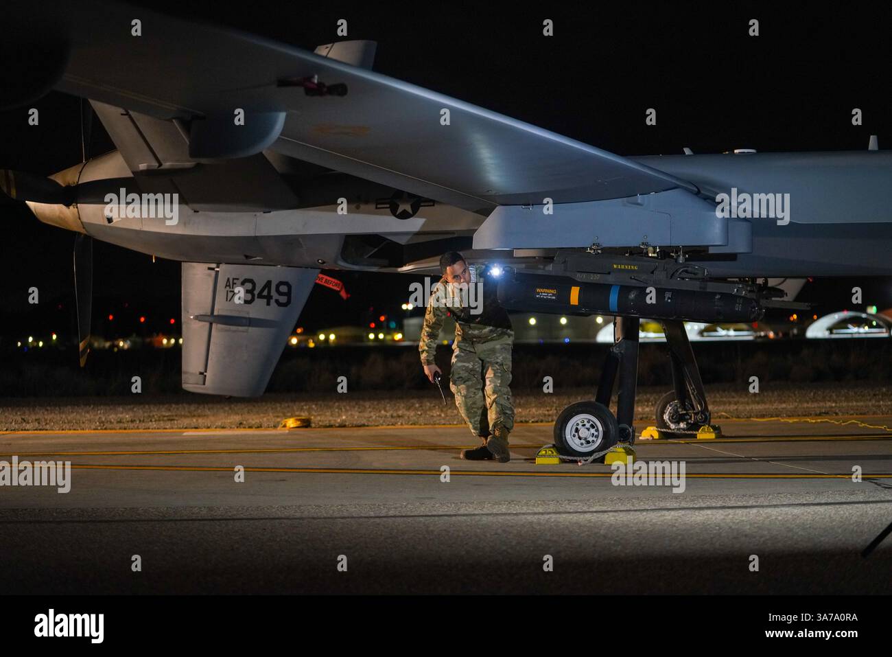 U.S. Air Force Tech. Sgt. Julian Lopez III, assigned to the 432nd ...