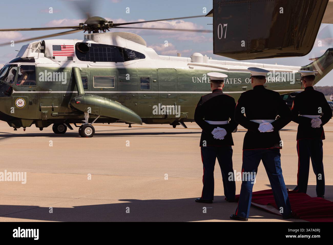 U.S. Marines prepare for the 50th U.S. Vice President JD Vance’s ...