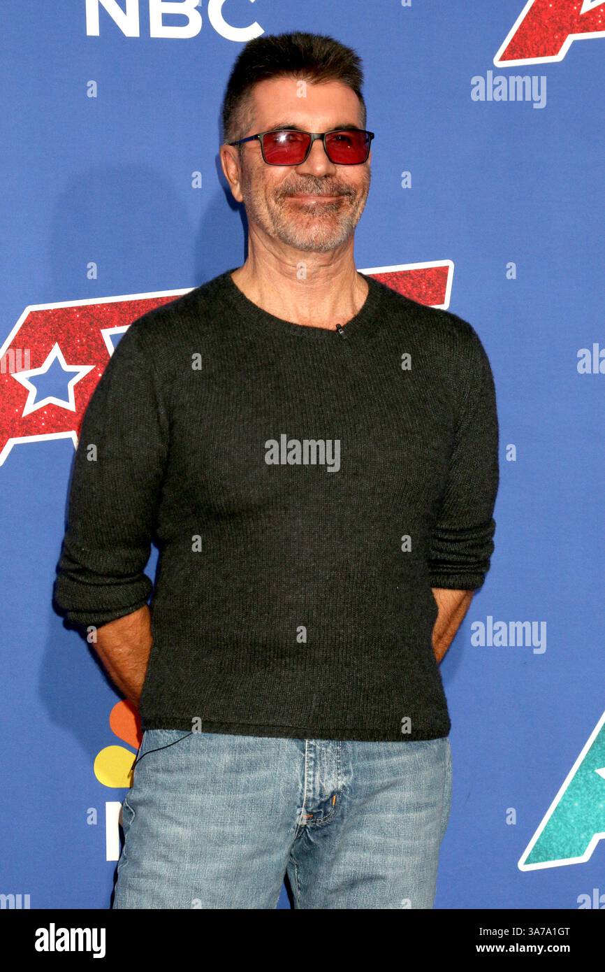 Pasadena, USA. 26, March, 2025. Pictured left to right, Simon Cowell at ...