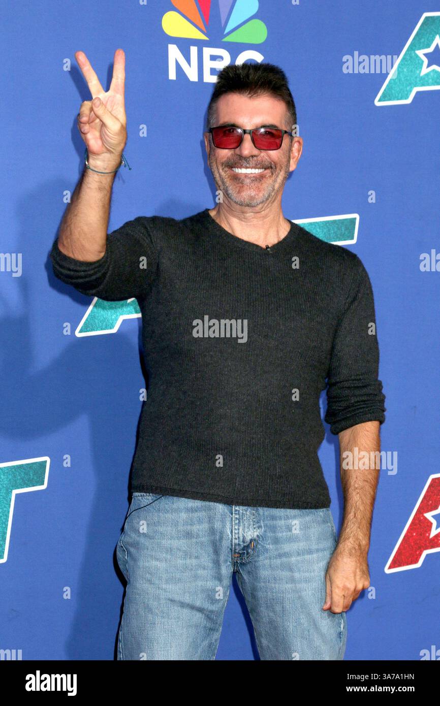 Pasadena, USA. 26, March, 2025. Pictured left to right, Simon Cowell at ...