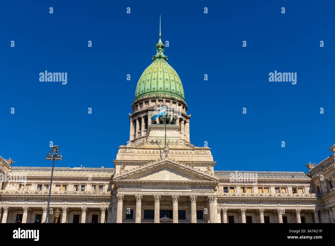 The stunning building of Congress of Argentina in the capital city ...