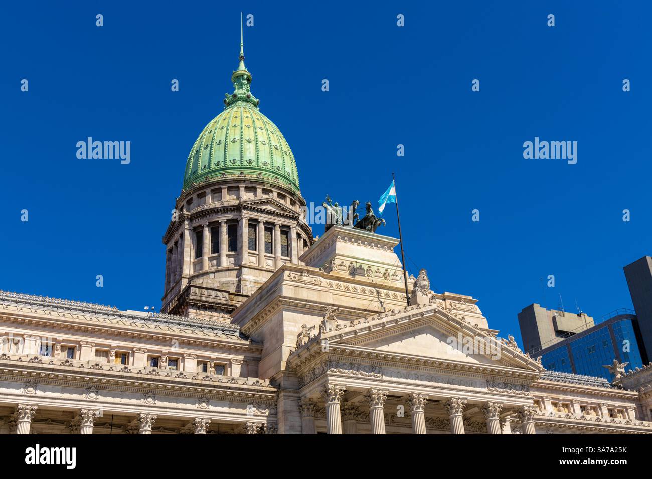 The stunning building of Congress of Argentina in the capital city ...