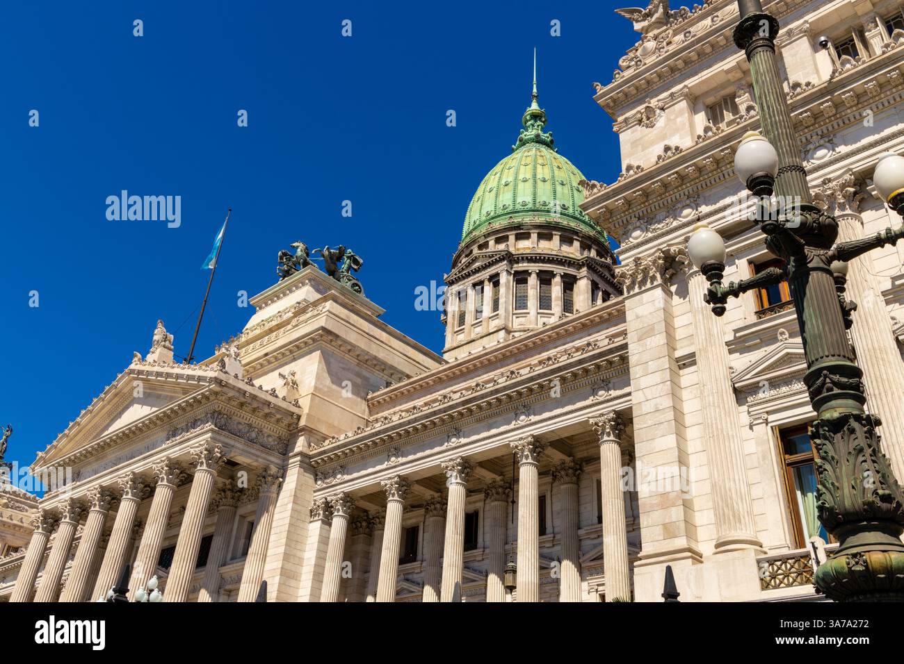 The stunning building of Congress of Argentina in the capital city ...