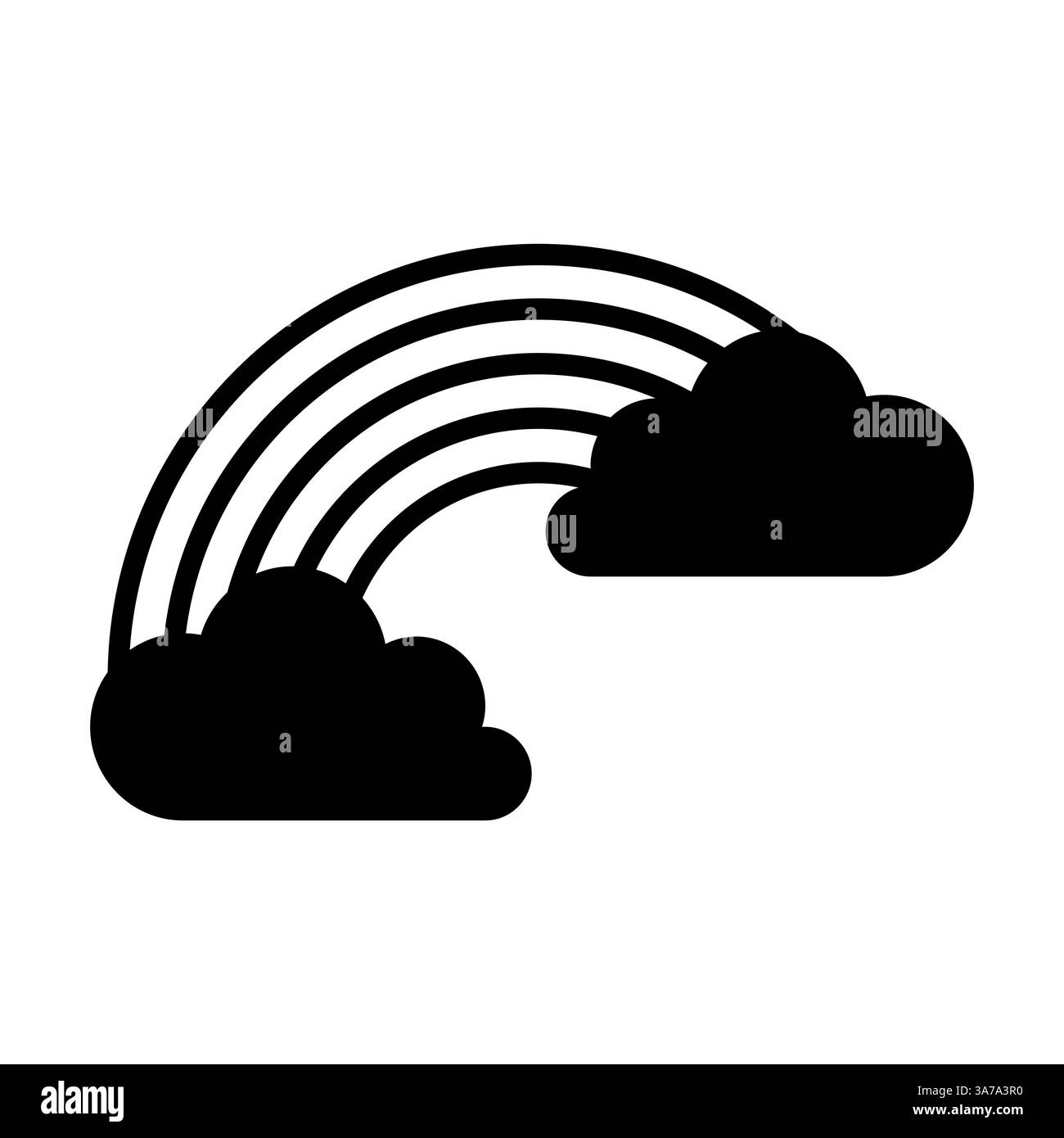 A beautifully designed vector of rainbow in modern style, a ...